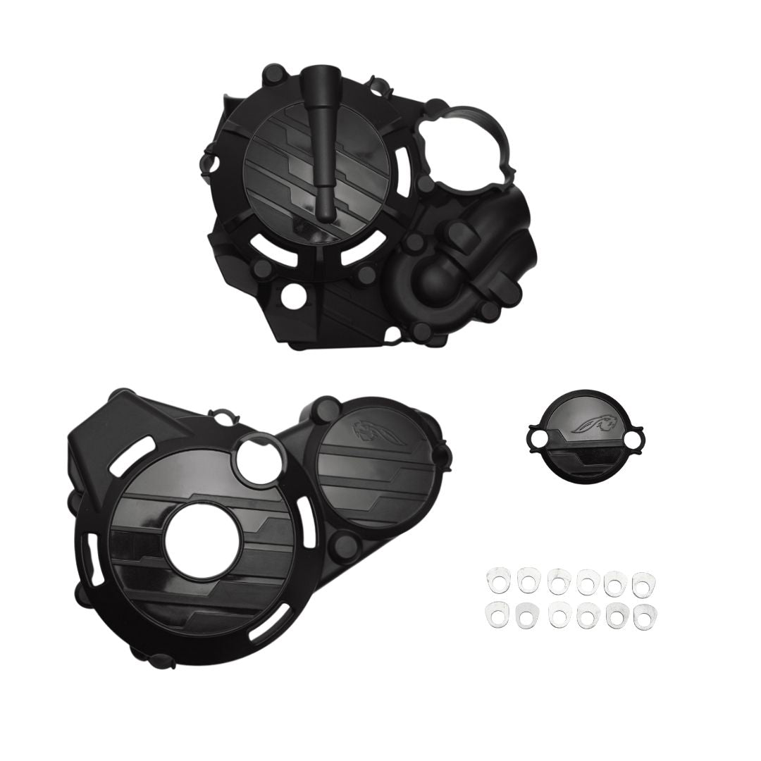 Kawasaki KLX300 Engine Case Guards – HyperLite Moto